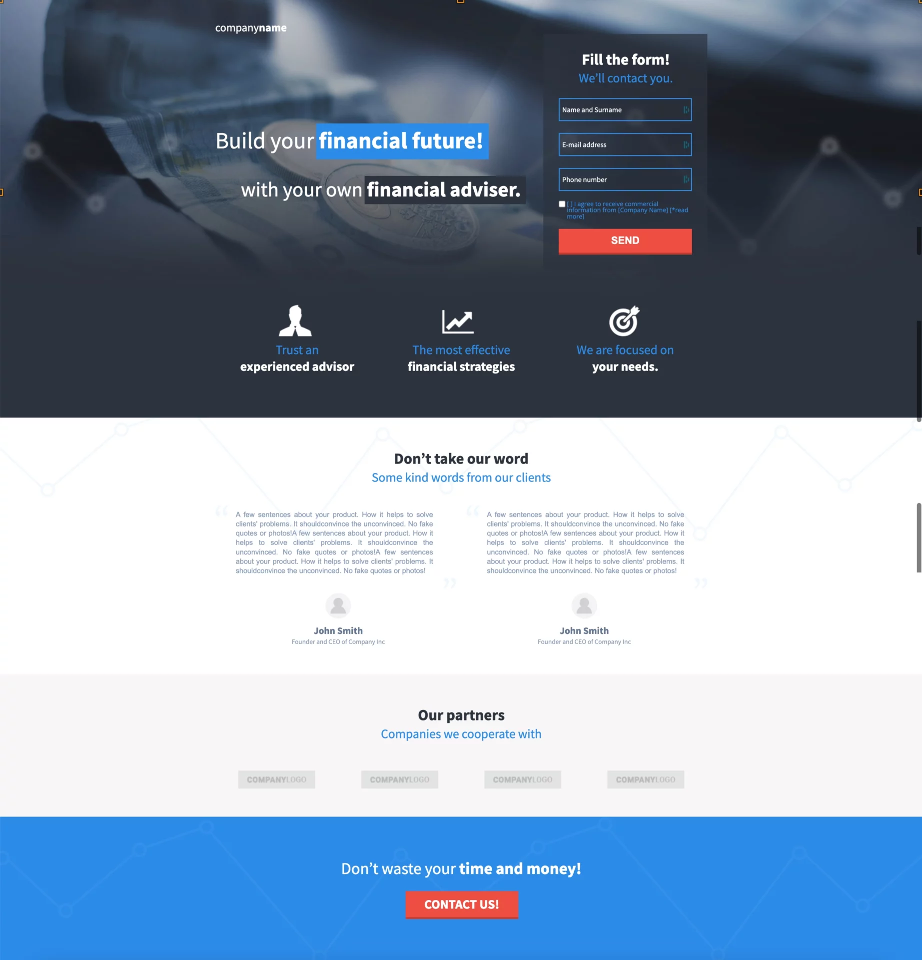 Finance Landing Pages: Best Practices & 7 Examples