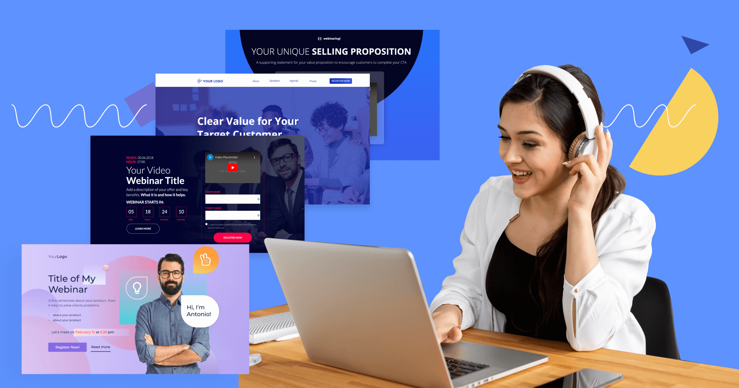 The 31 BEST Webinar Landing Pages In 2023 [+ Templates]