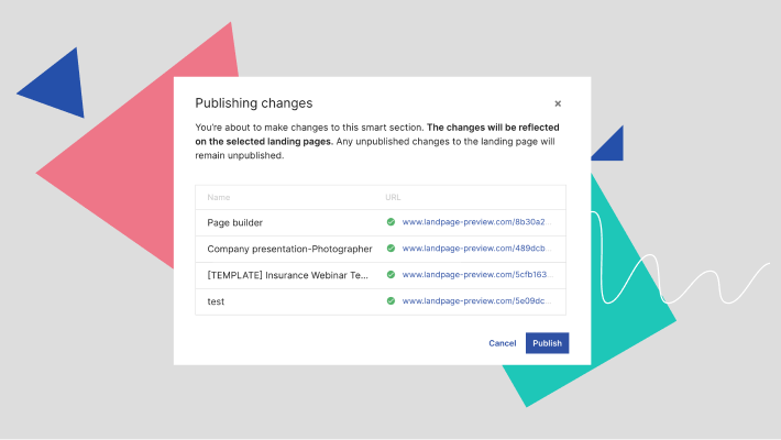 Smart Sections for Dynamic Page Layouts | Landingi
